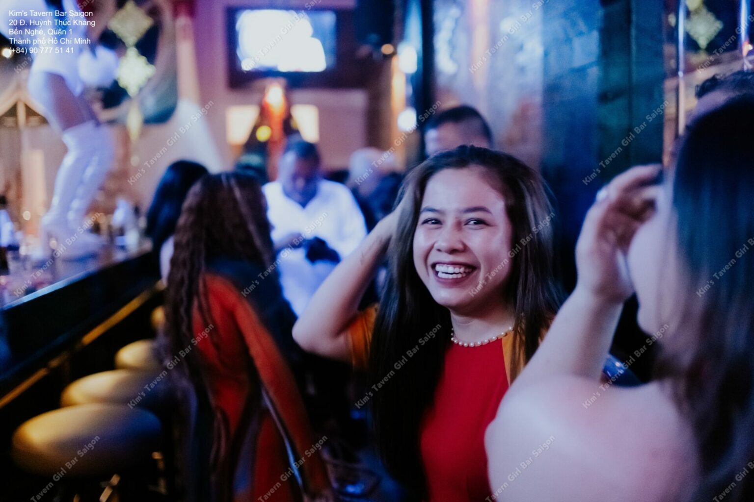 Best Tet Party In Saigon - Sexy Ao Dai - Kim's Tavern Girl Bar Saigon